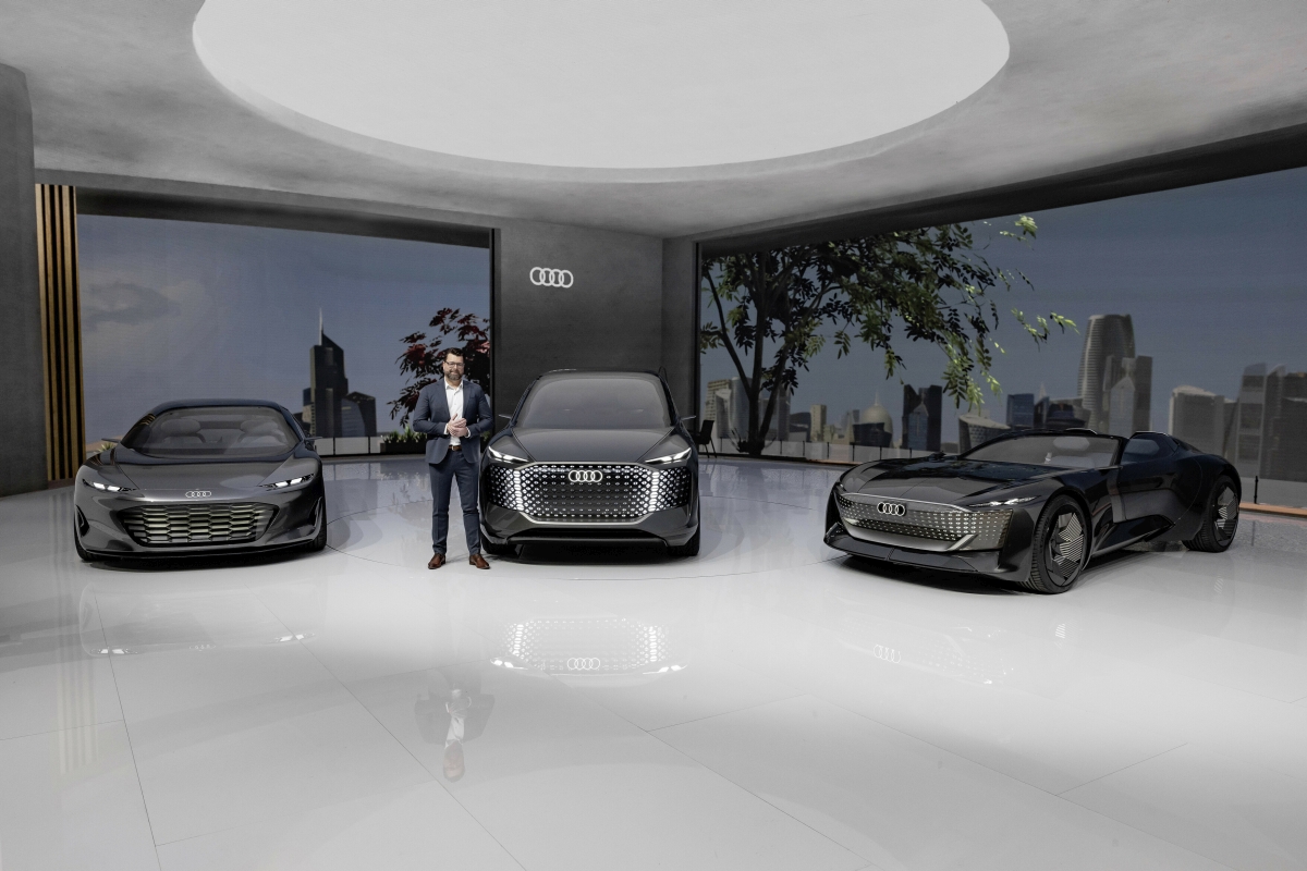 the Audi Urbansphere is a self-driving luxury EV MPV designed for Asia ...